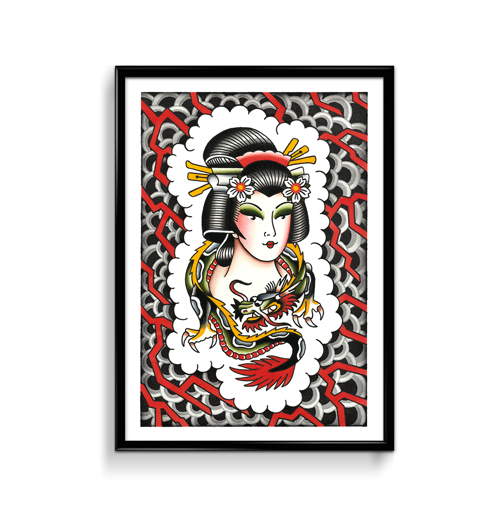 'Dragon Geisha' Print – Few & Far Co.