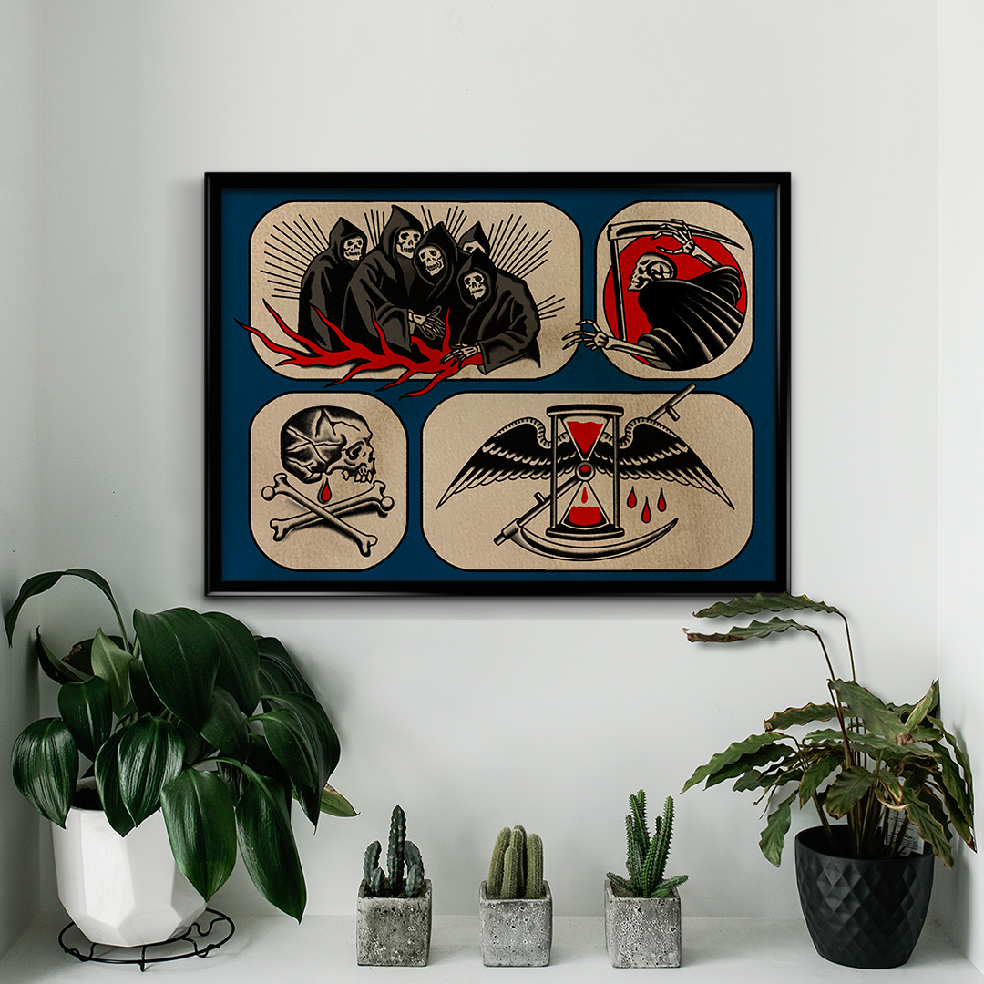'Reaper Flash' Print – Few & Far Co.