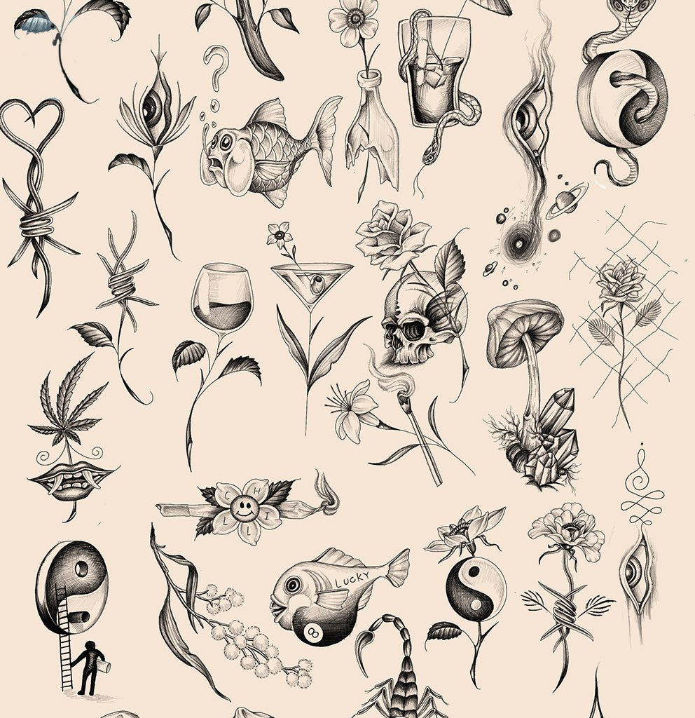 'Single Needle Flash' Print – Few & Far Co.