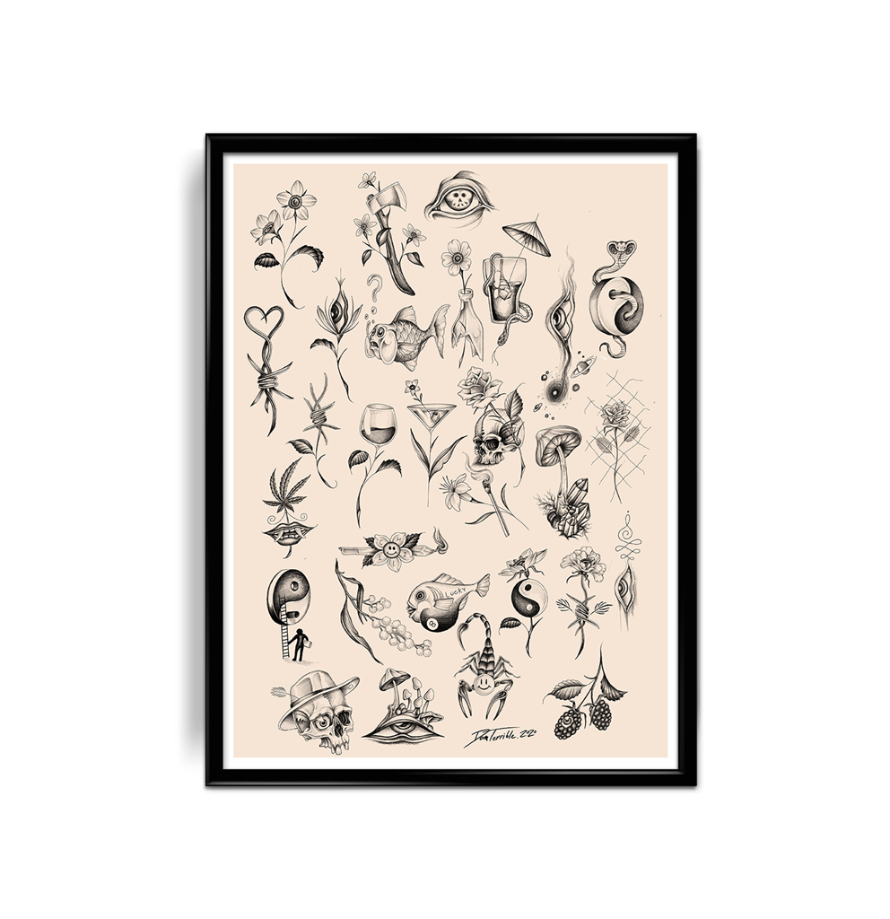 'Single Needle Flash' Print – Few & Far Co.