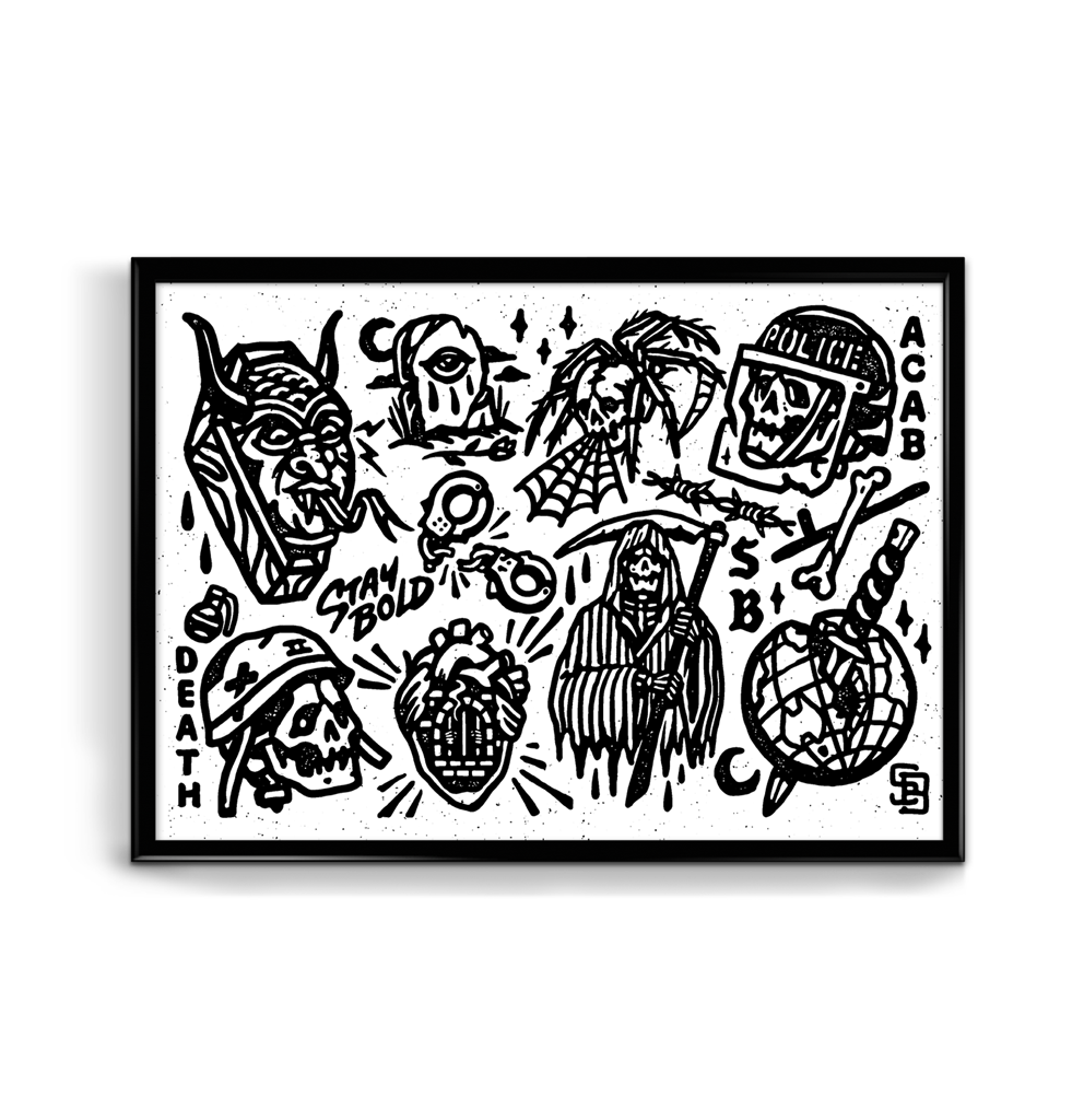 'ACAB Flash' Print – Few & Far Co.