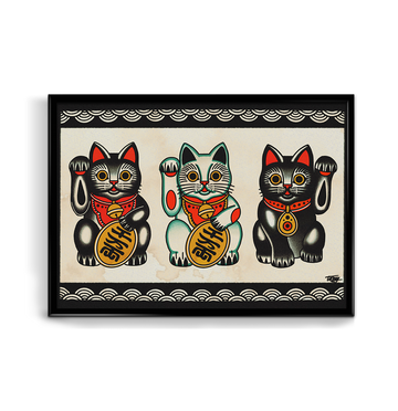'Maneki-neko' Print – Few & Far Co.